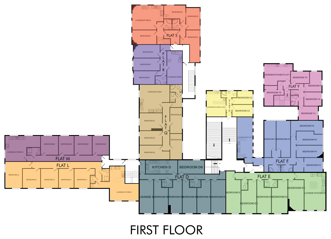 Flat C Bishop Blackall School 2 Bedroom Student Flat | Exeter | Student ...